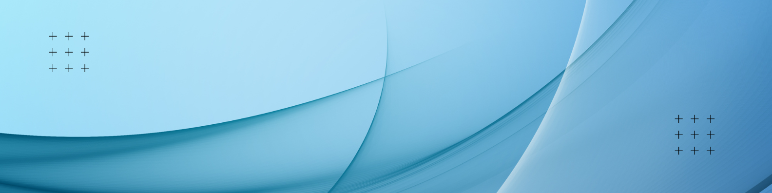 Blue Minimalist Abstract Wave LinkedIn Banner – The Online Therapist